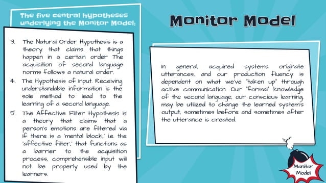 morpheme order studies and monitor model.pptx