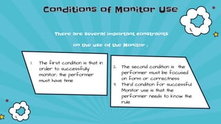 morpheme order studies and monitor model.pptx