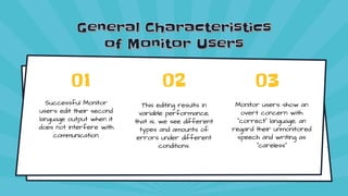 morpheme order studies and monitor model.pptx
