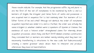 morpheme order studies and monitor model.pptx