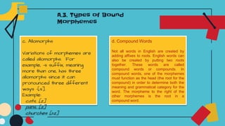morpheme order studies and monitor model.pptx