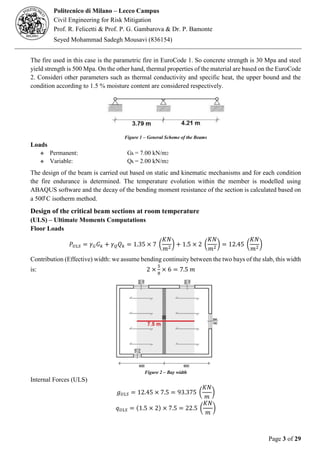 Fire Resistance of Materials & Structures - Analysing the Concrete ...