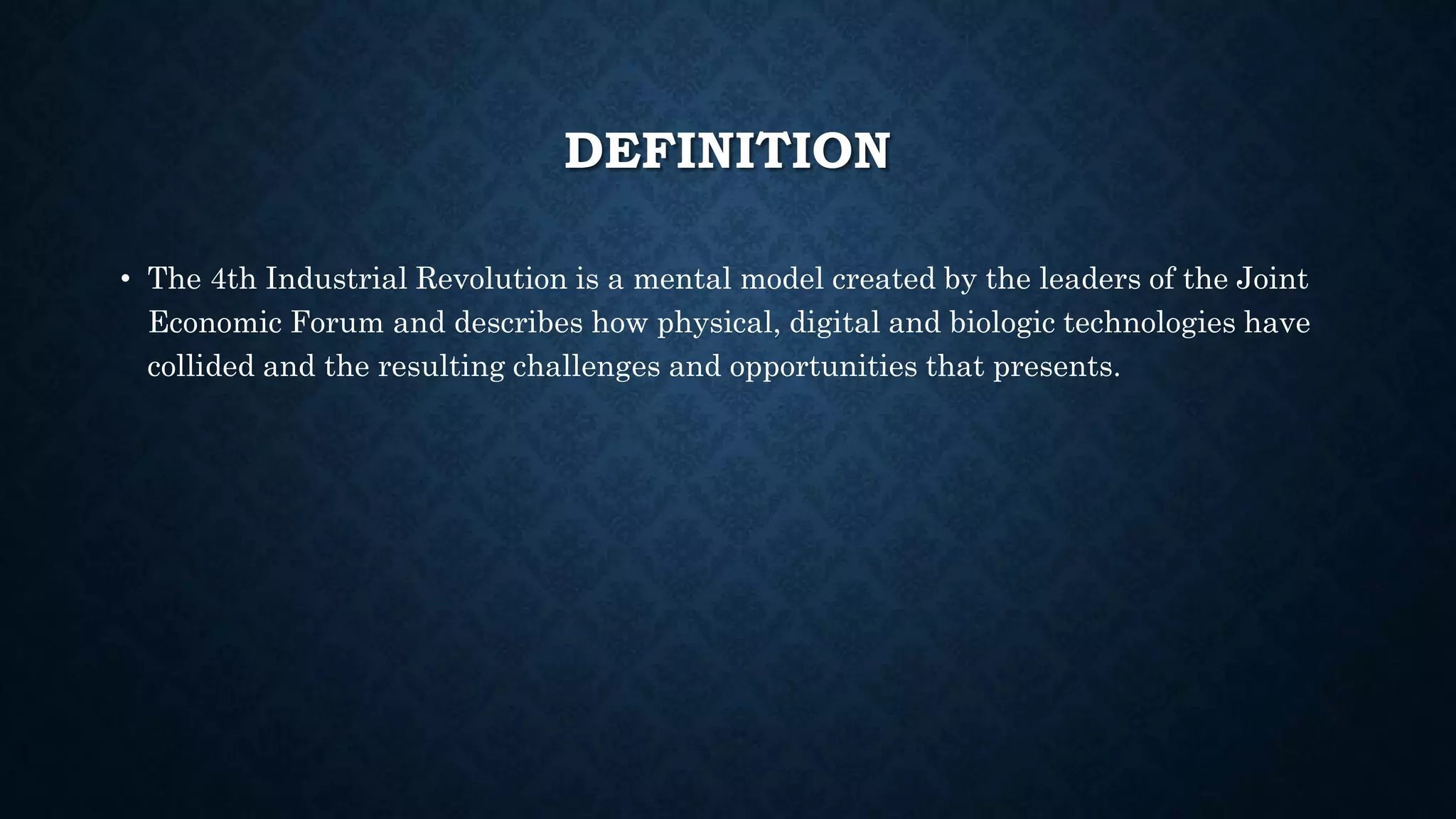 4th industrial revolution | PPTX