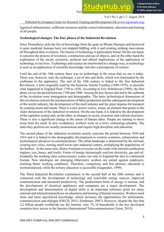 4TH INDUSTRIAL REVOLUTION THE CHALLENGE OF CHANGING HUMAN RESOURCES ...