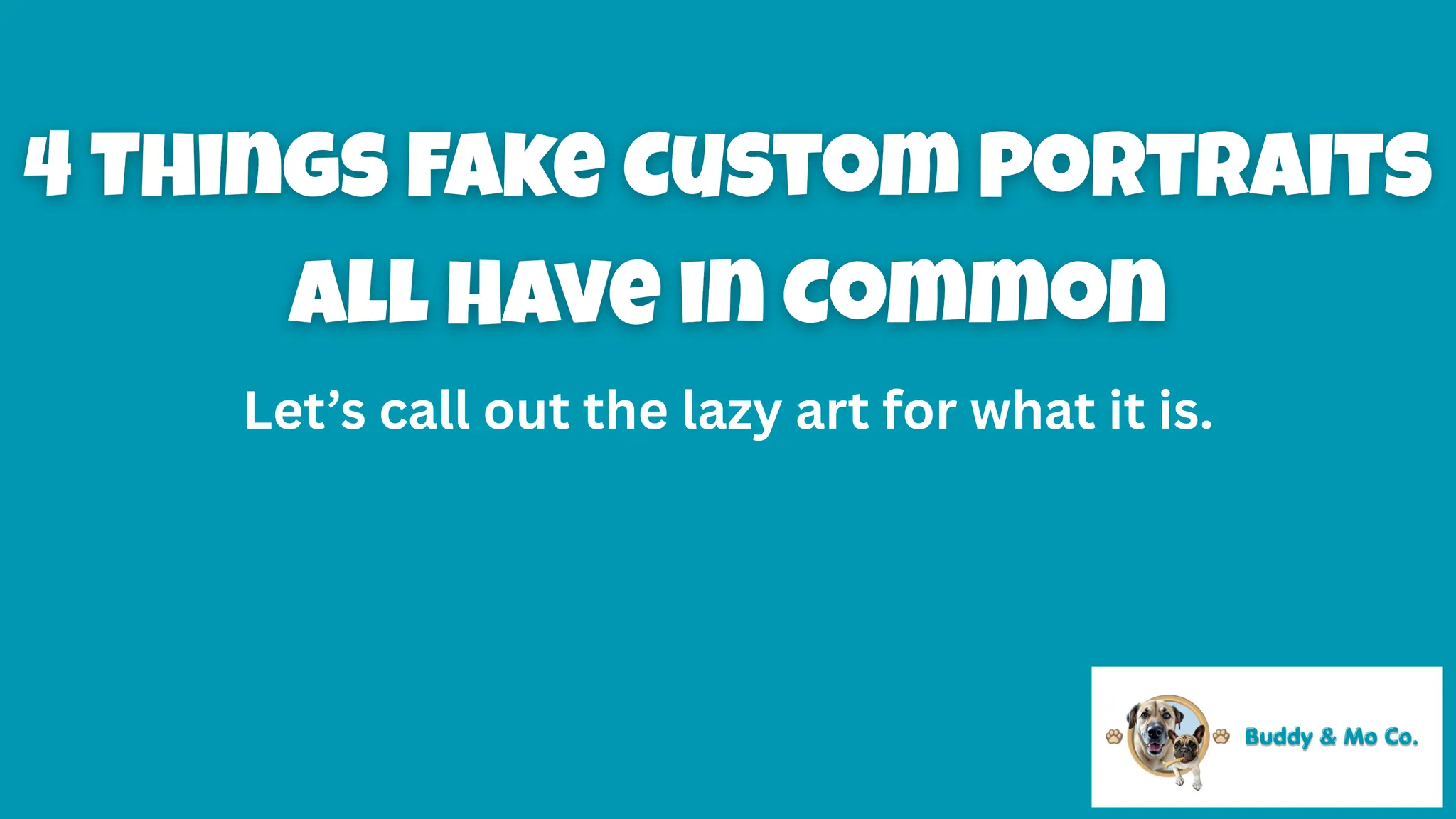 4 Things Fake Custom Portraits All Have in Common | PDF