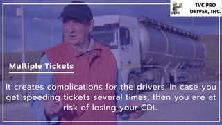 4 things you need to remember when you get cdl tickets | PDF