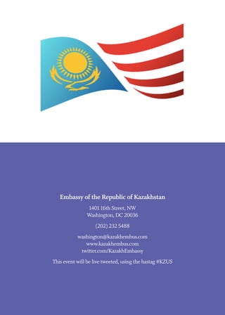 4th Kazakhstan - U.S. Convention program brochure | PDF