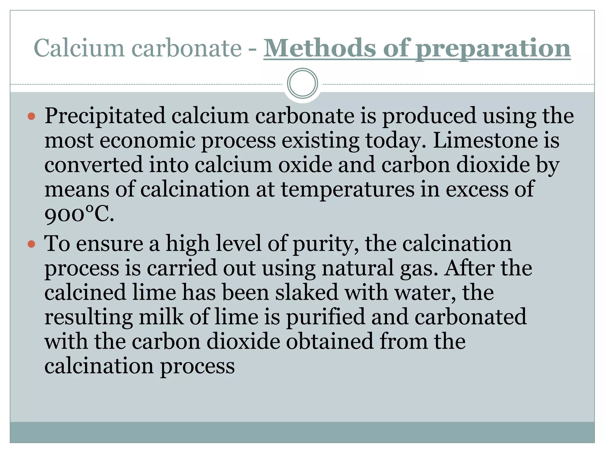 Calcium Carbonate | PDF