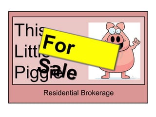 The 4th Little Piggie's House | PPT