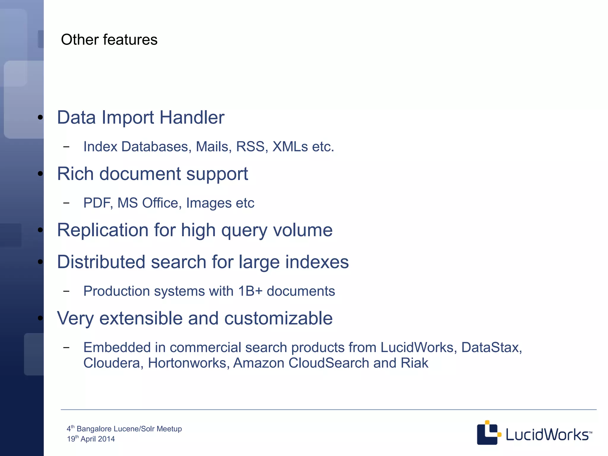Introduction to Apache Solr | PPT