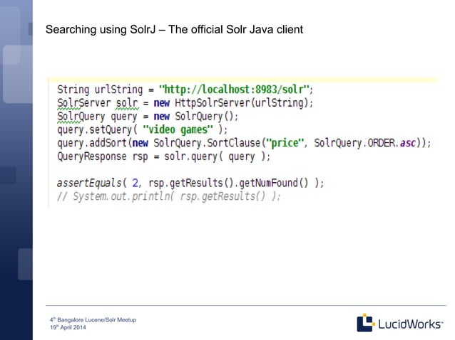 Introduction to Apache Solr | PPT