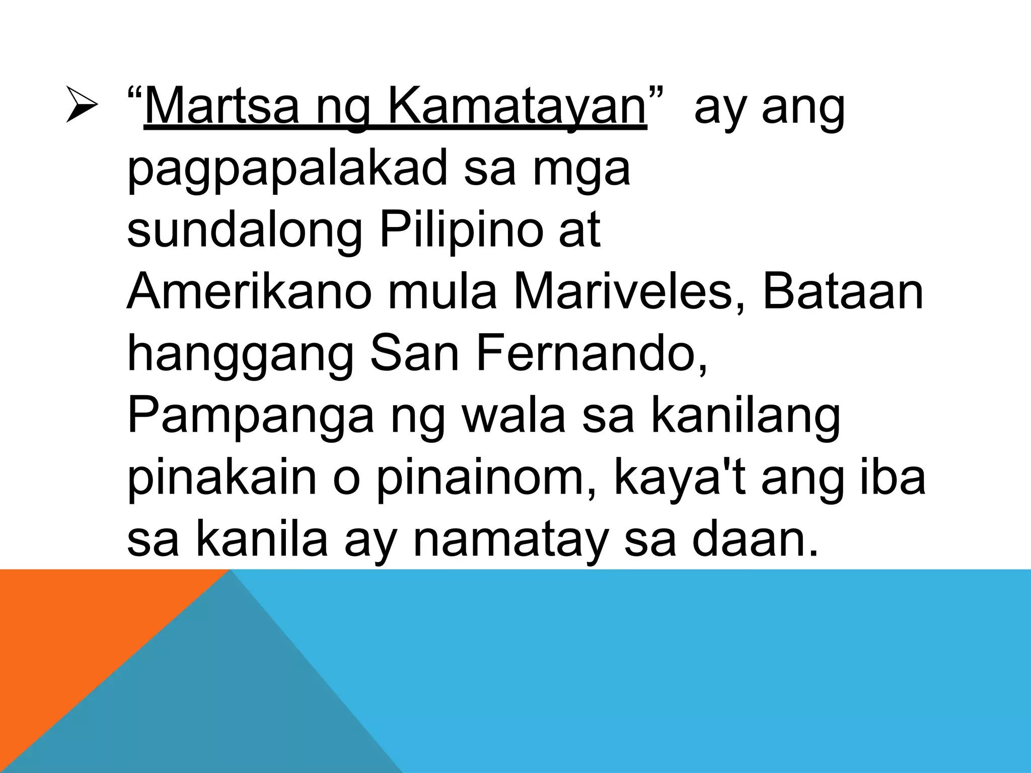 Mga kaganapan sa Pilipinas noong ikalawang digmaang pandaigdig | PPTX