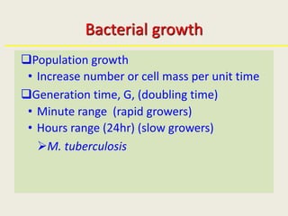 Microbial growth stages | PDF | Biological Sciences | Science