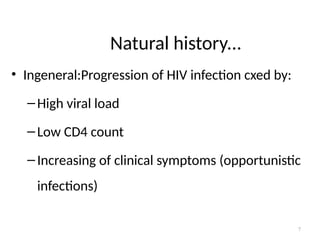 4th Natural history of HIV and impact N-1.pptx