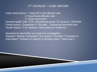 4th nerve palsy | PPTX
