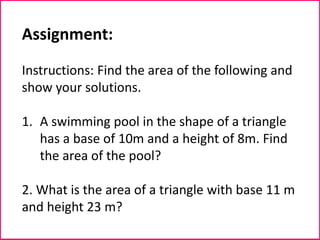 4th observation TRIANGLE MATH.pptx | Physics | Science