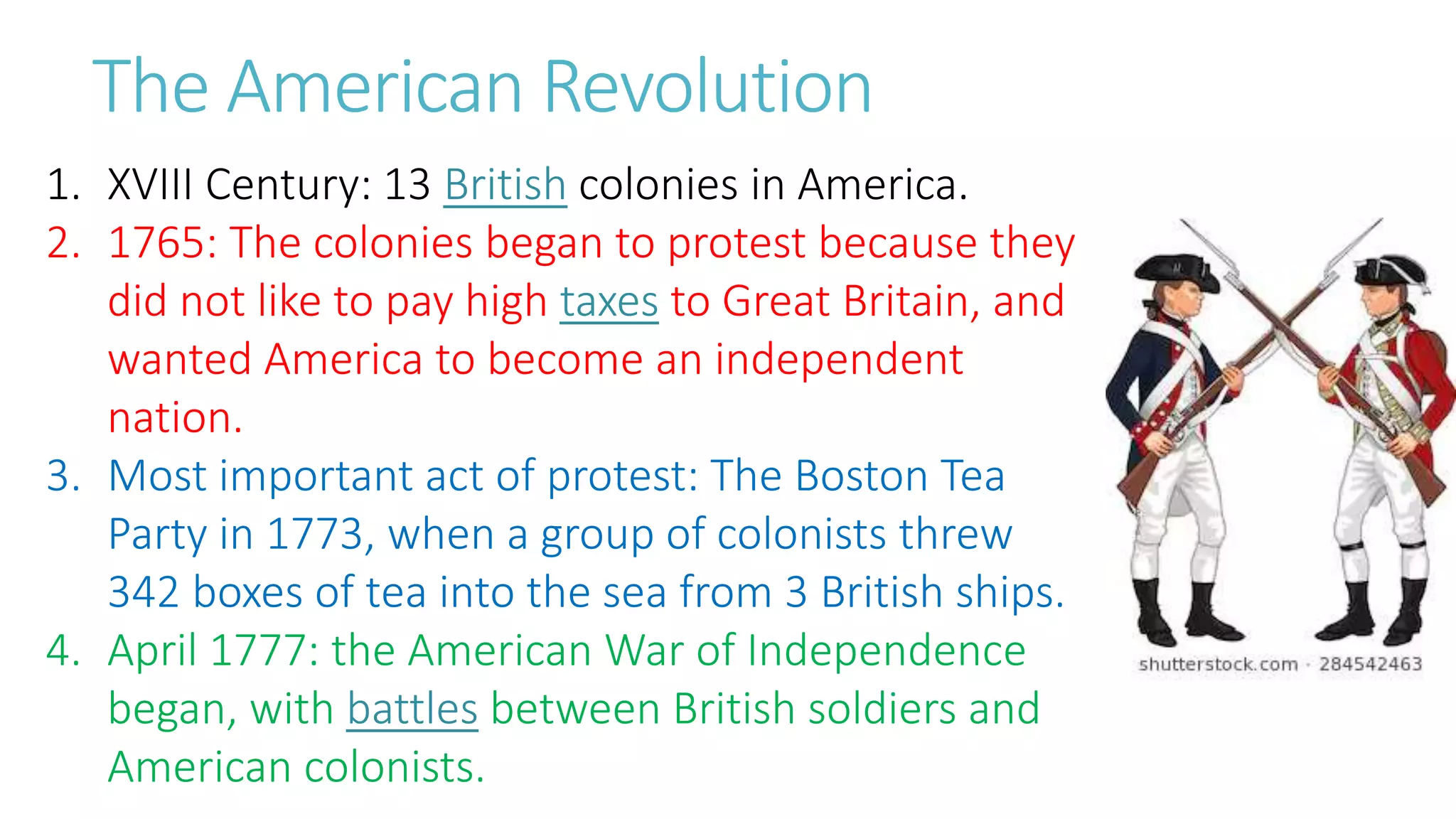 4th of july - Explanation for 6th grader Students | PPTX | National ...