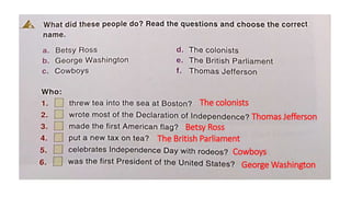 4th of july - Explanation for 6th grader Students | PPTX | National ...