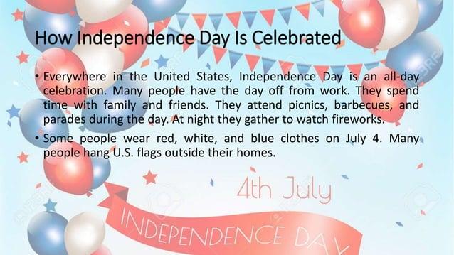 4th of July - Independence Day.pptx | National & Civic Holidays | Holidays