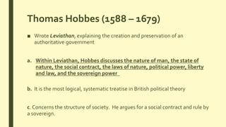 Thomas Hobbes | PPT