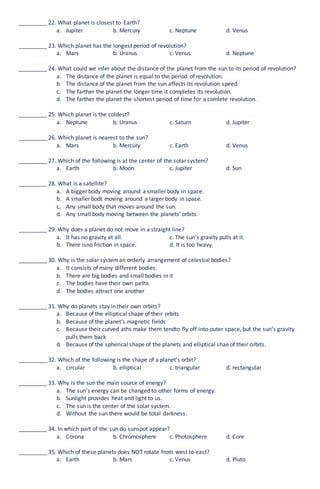 4th periodical science v | DOCX | Geology | Science