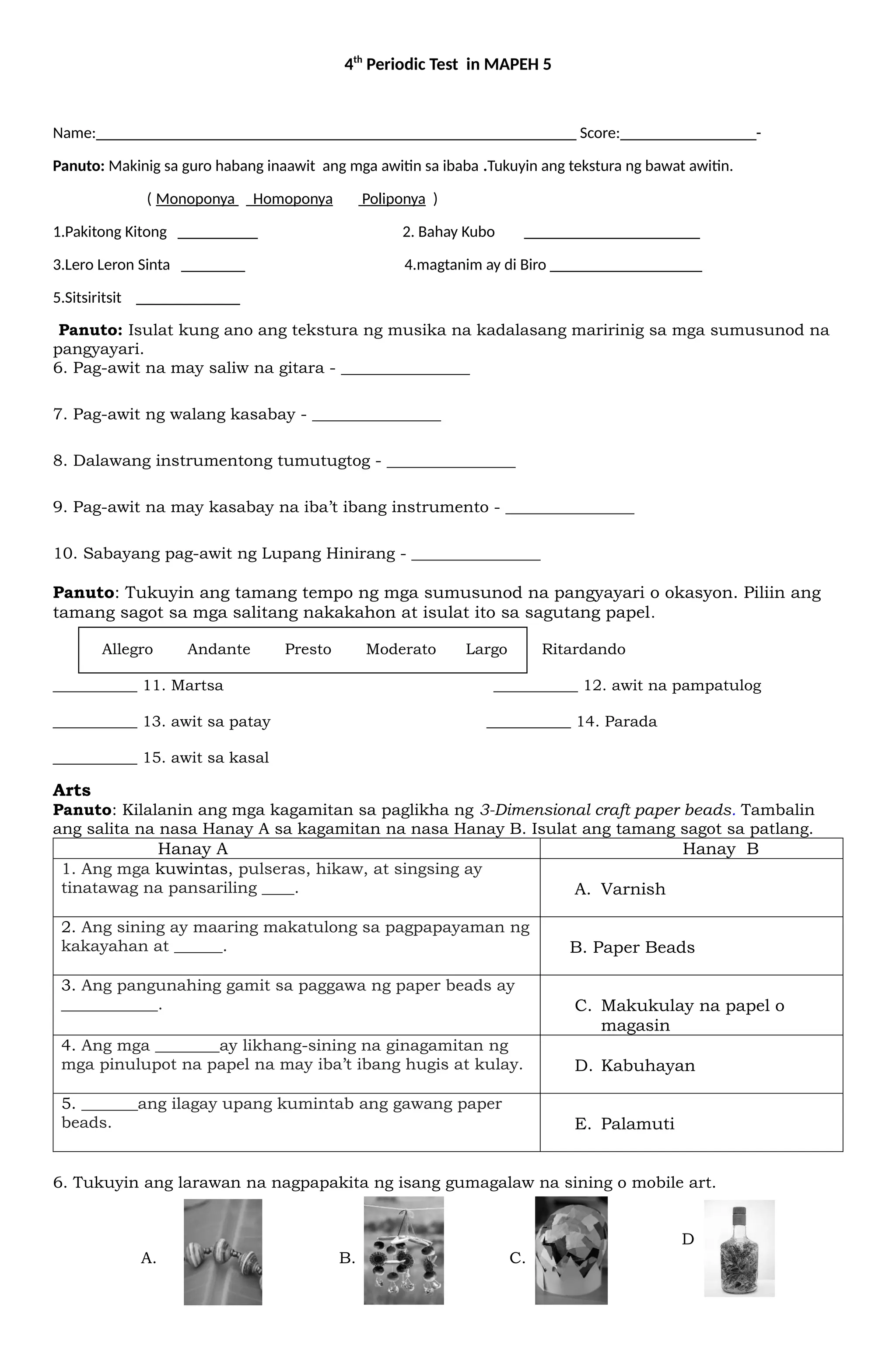 4th Periodic Test in MAPsjjsjsEH 5.docx