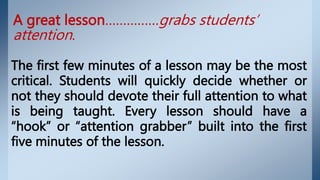Fourth Qualities of a Great Lesson Lesson.pptx