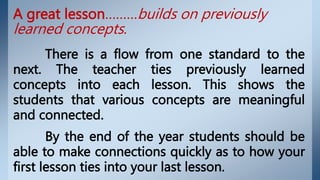 Fourth Qualities of a Great Lesson Lesson.pptx