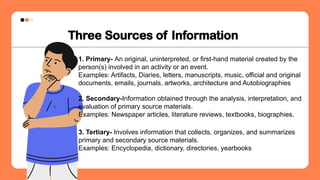 4TH QUARTER-SOURCES AND LANGUAGES. Media and Information.pptx | Free ...