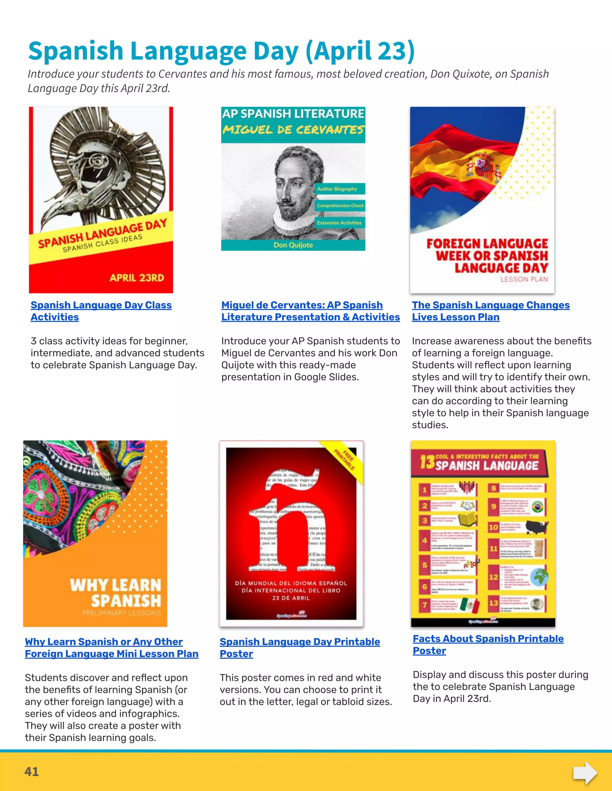 4th Quarter Spanish Lesson Plans for High School: Class Guide for ...