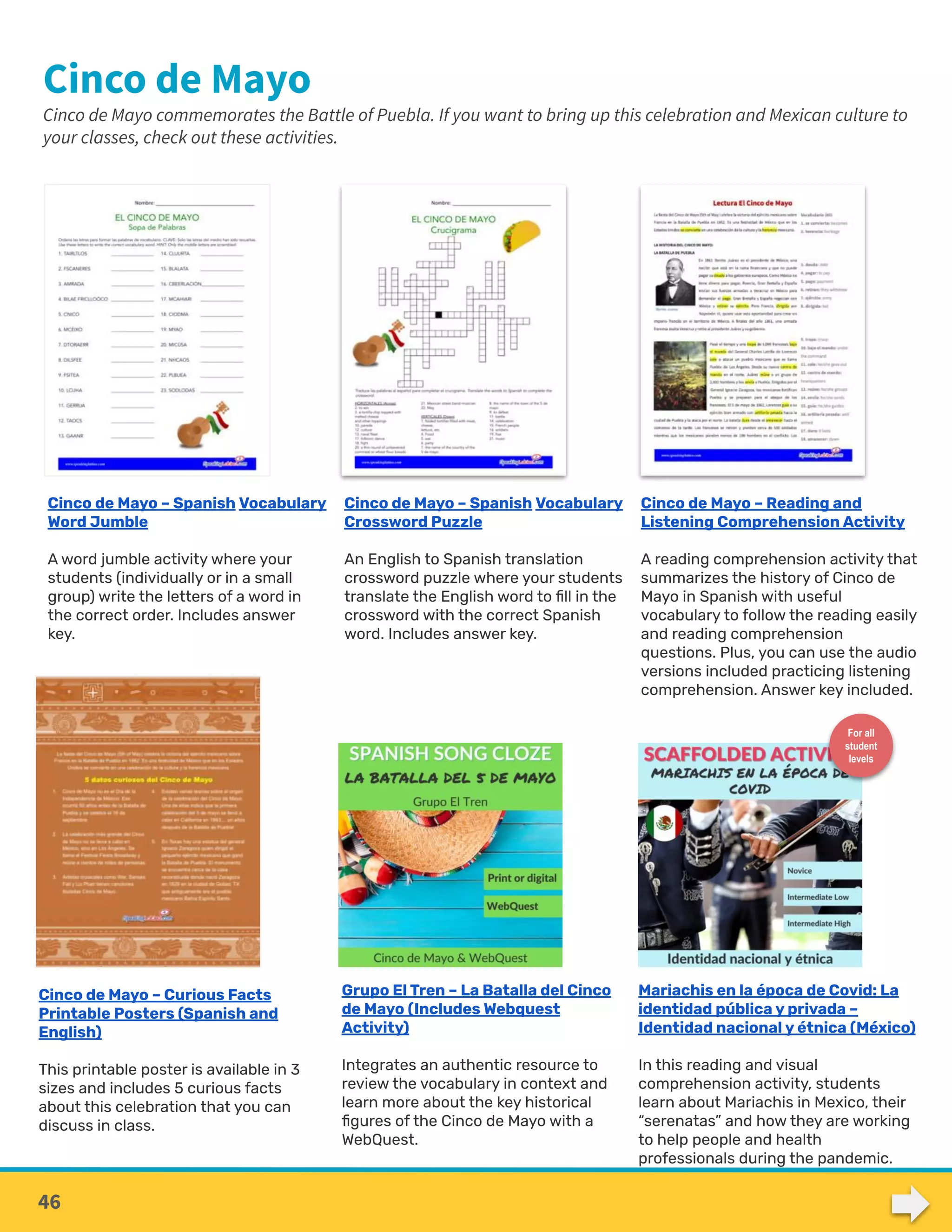 4th Quarter Spanish Lesson Plans for High School: Class Guide for ...