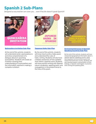 4th Quarter Spanish Lesson Plans for High School: Class Guide for ...