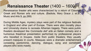 4th Quarter:Module 1 Week 1 Theatrical Forms from the different Art ...