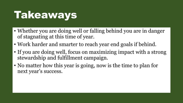 4th Quarter Phonathon: Planning to Finish Strong | PPT