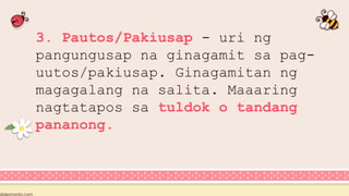 4TH Quarter WEEK 2- Uri ng Pangungusap.pptx