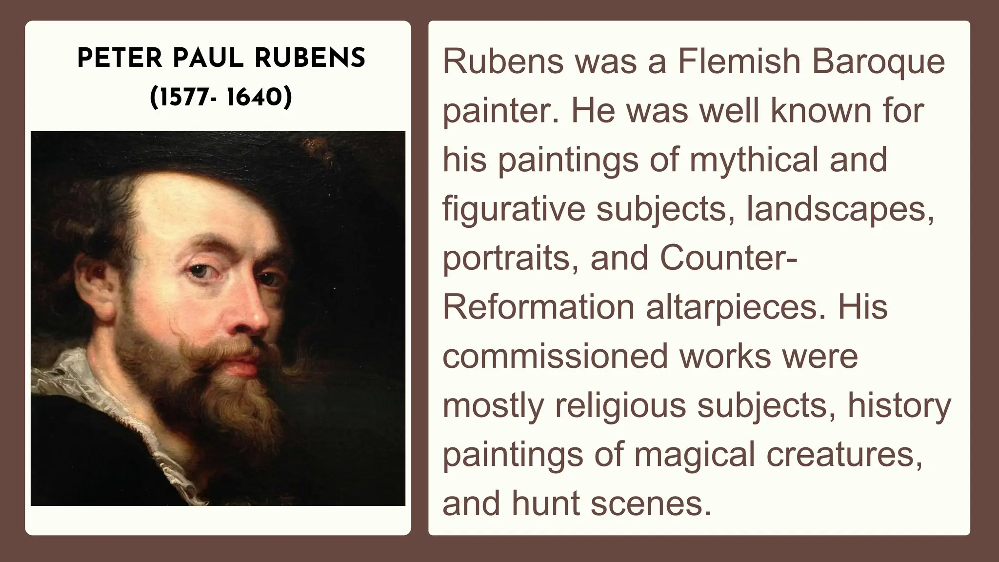 MAPEH 9 Second Quarter: Famous Baroque Artists. | PPTX