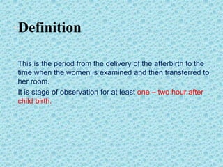 4th satge labor and post natl compliction ppt.pptx