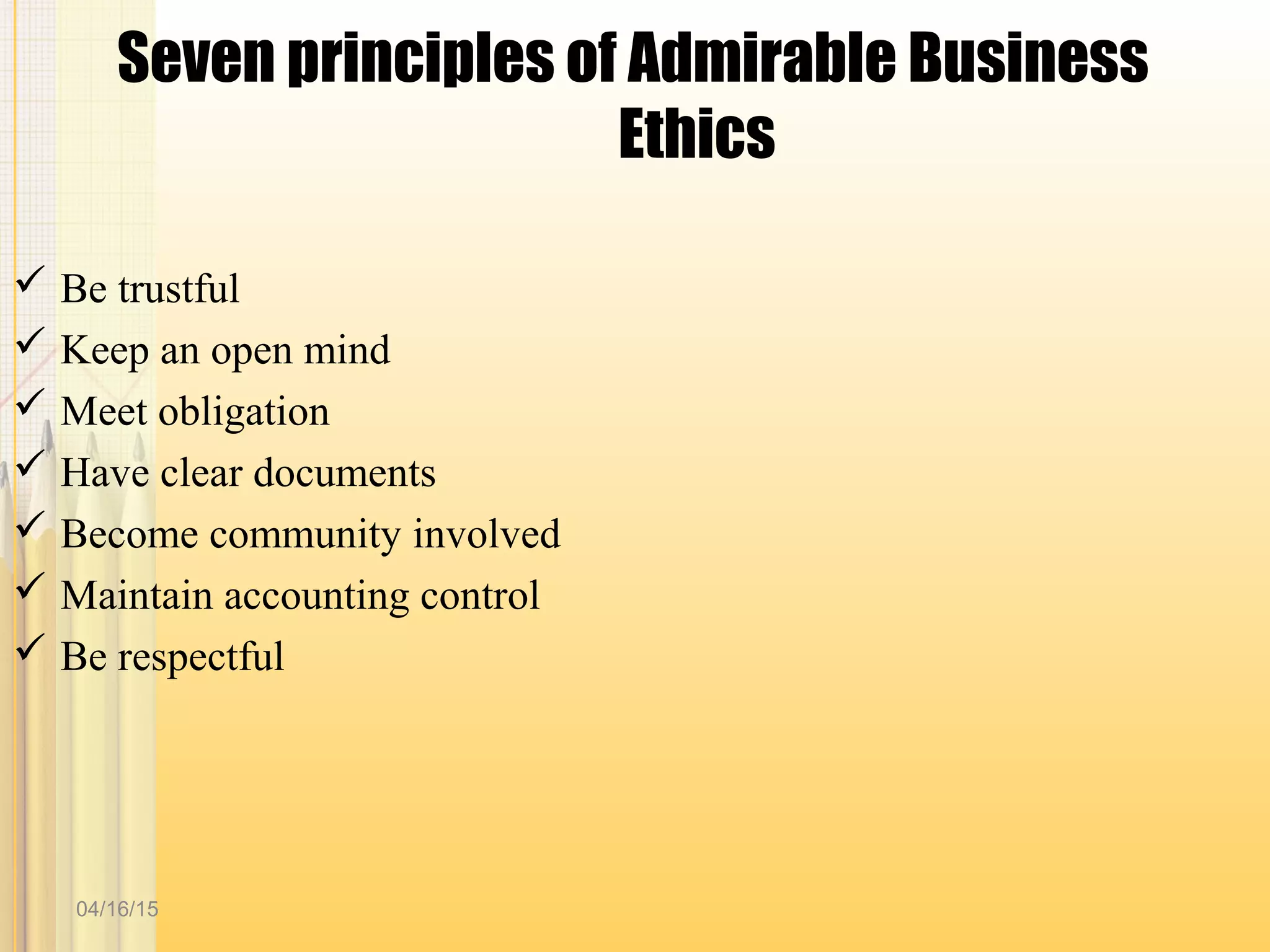 Business Ethics and Corporate Social Responsibility | PPT