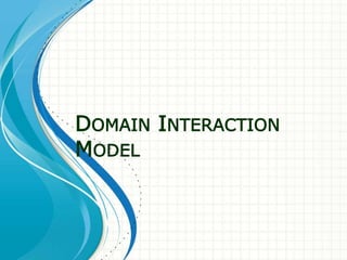 Domain State model OOAD | PPTX