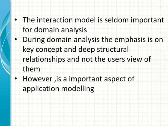 Domain State model OOAD | PPTX | Computer Software and Applications ...
