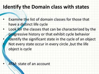 Domain State model OOAD | PPTX