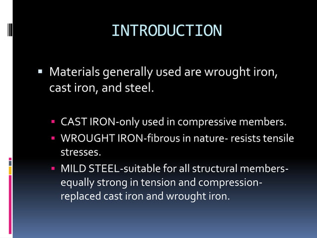 Structural Steel Work | PPTX | Physics | Science