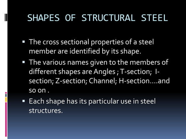 Structural Steel Work | PPTX | Physics | Science