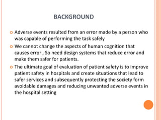 Presentation on International Patient Safety Goals (JCI) | PPTX