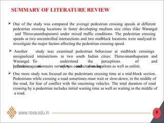 Pedestrian crossing behavior at the roads | PPTX