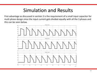 Multi-phase buck converter with low side switching for high current ...