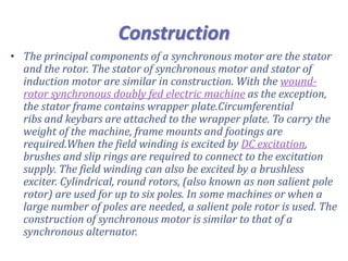 synchronous motor for presentation | PPTX