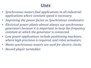synchronous motor for presentation | PPTX