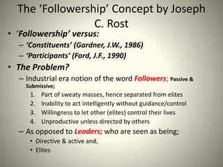 4th speech the art of followership how great followers create great ...