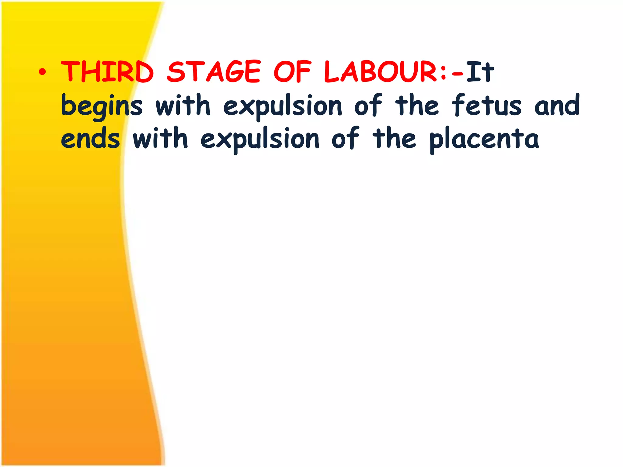 4th stage of labor m.sc 1st year | PPTX